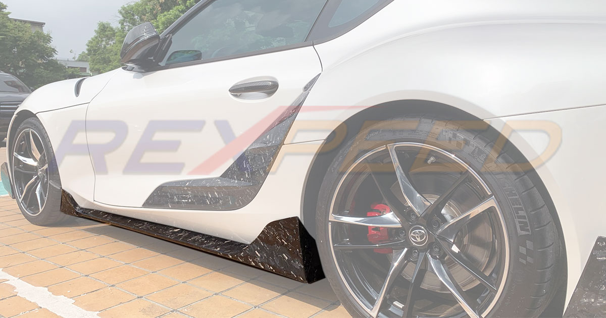 Supra GR 2020+V1 Forged Carbon Side Skirt Extension