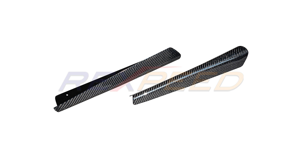 VA WRX / STI VA-Style Carbon Rear Bumper Extensions