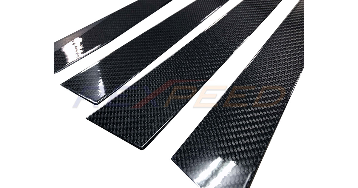 Evo 4~6 Carbon Fiber Pillar Trims 6990