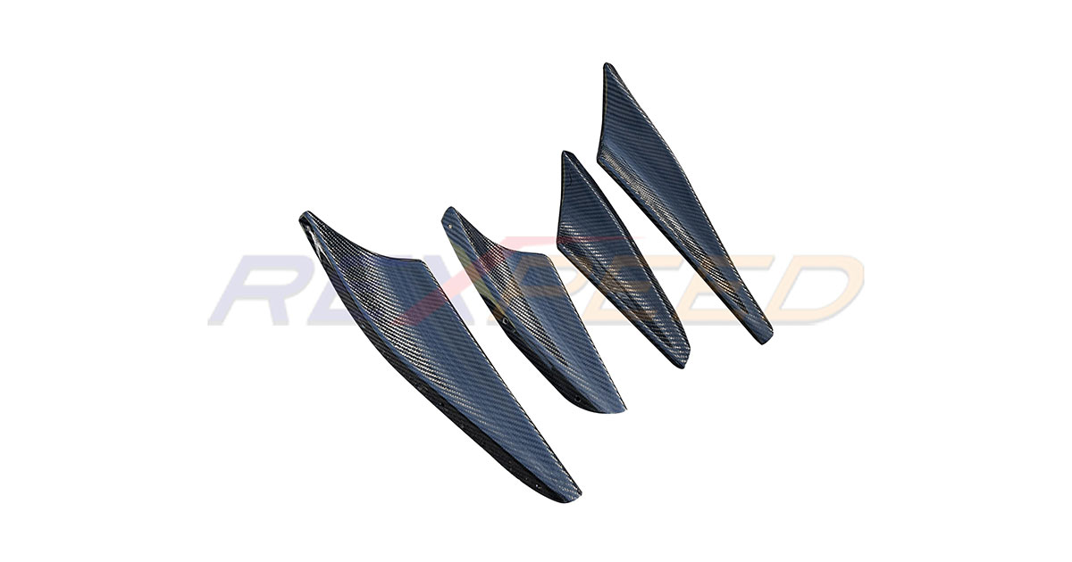 Evo X V-Style Carbon Fiber Canards