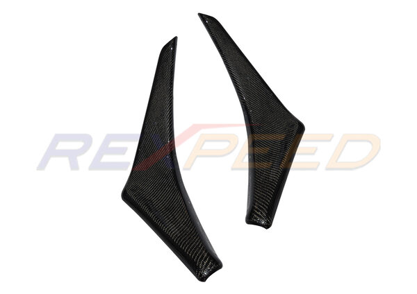 Evo 8 V-Style Carbon Fiber Front Canards