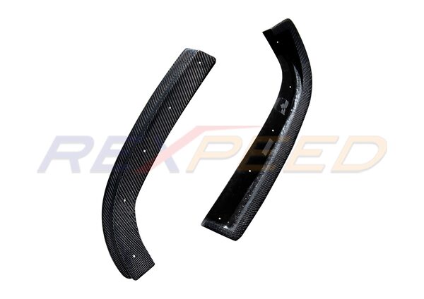 USDM Evo 8 Carbon Fiber Rear Bumper Extensions