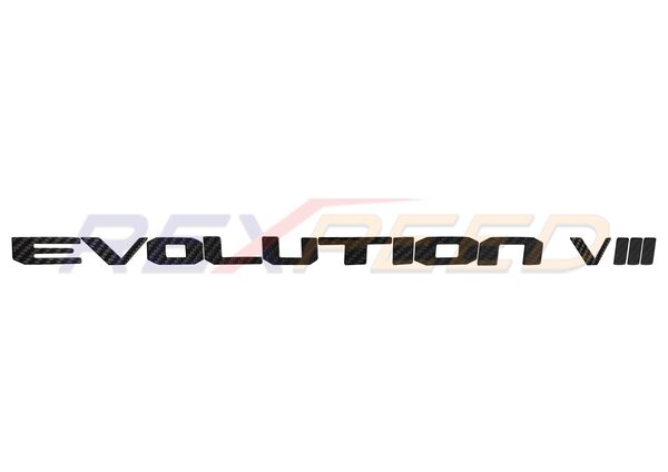 Evo 7~8 Carbon Fiber Trunk Badge